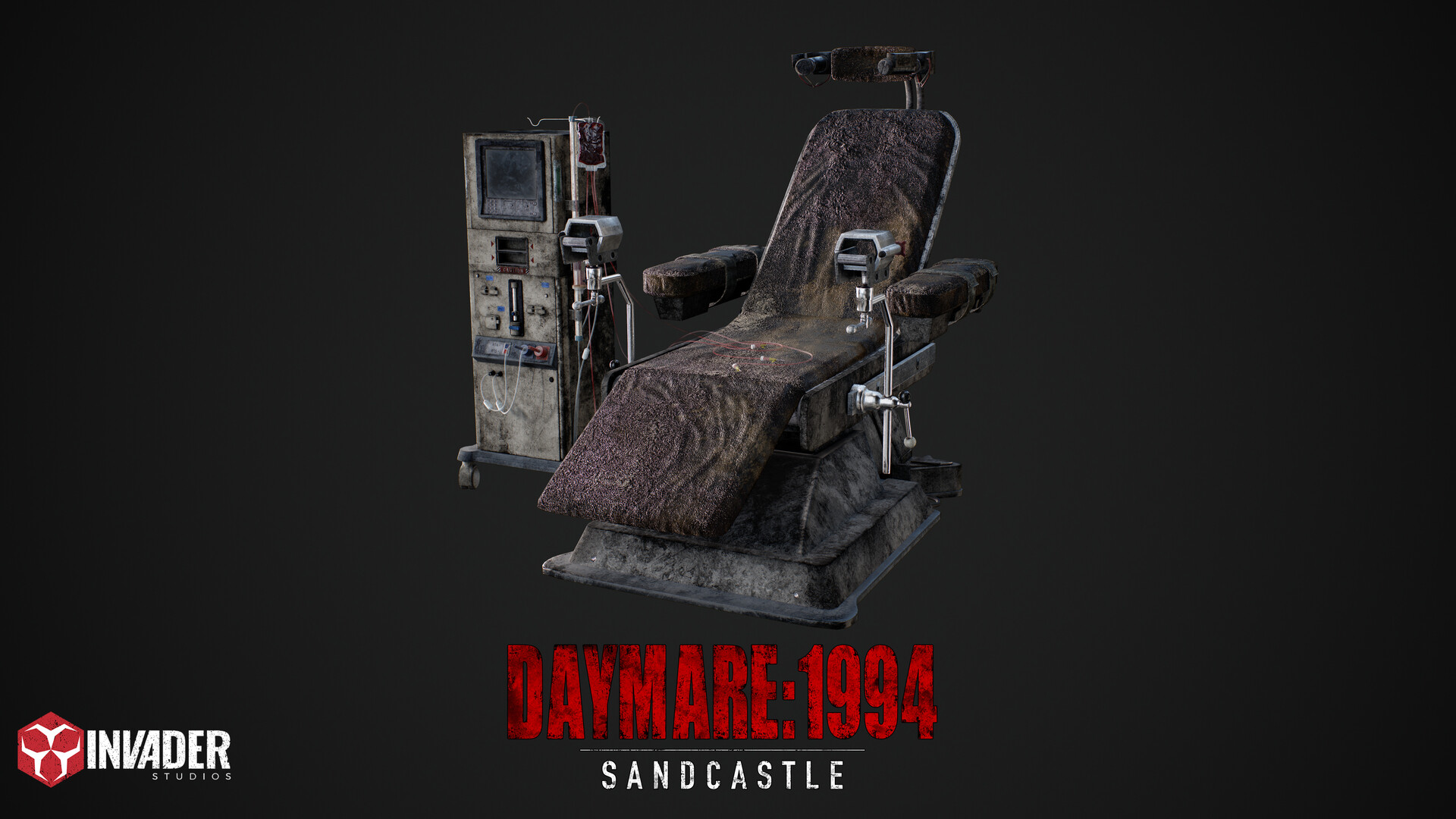 ArtStation - Daymare 1994: Sandcastle - Helen Torture Burnt Chair