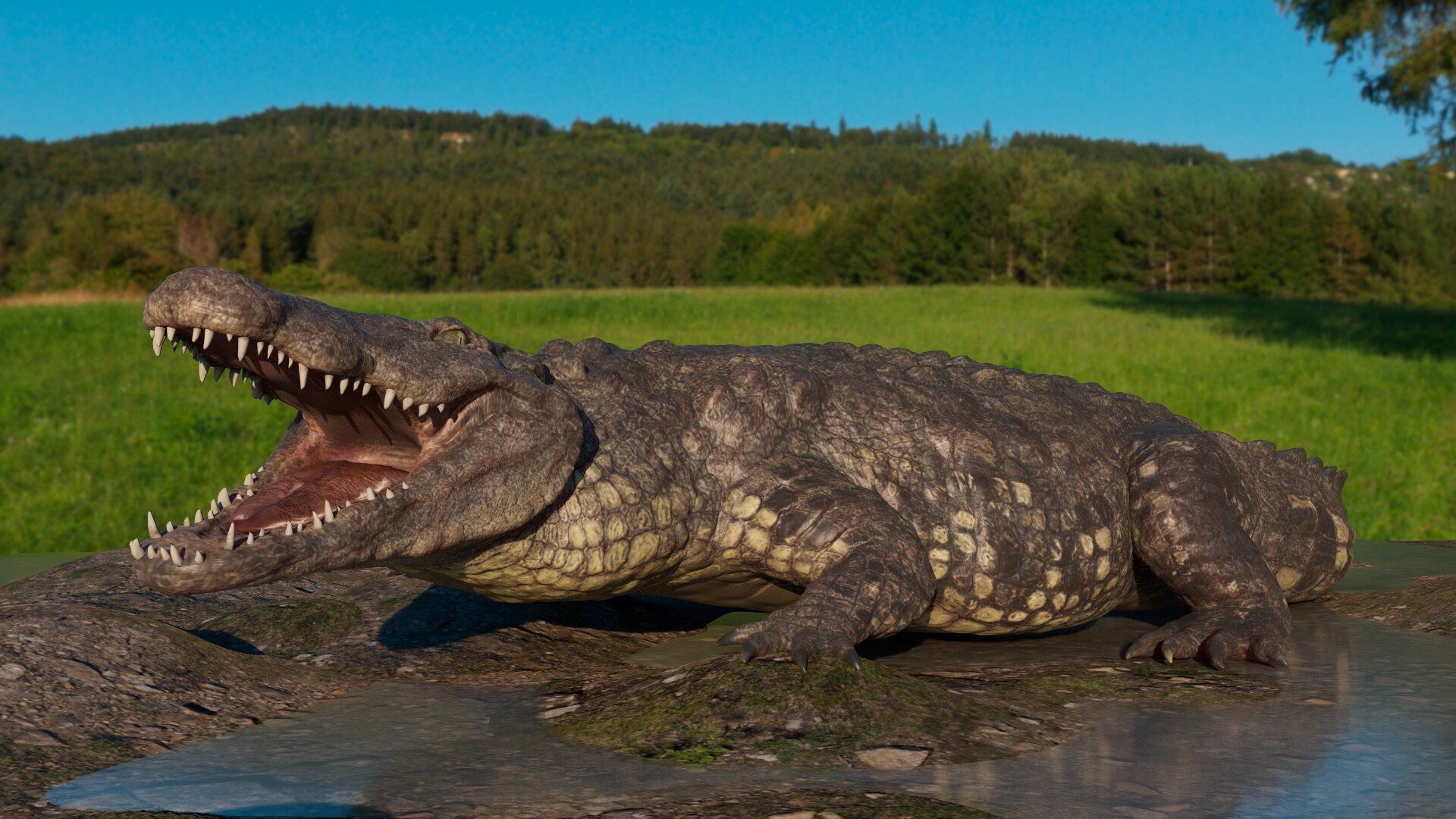 ArtStation - Crocodile Design