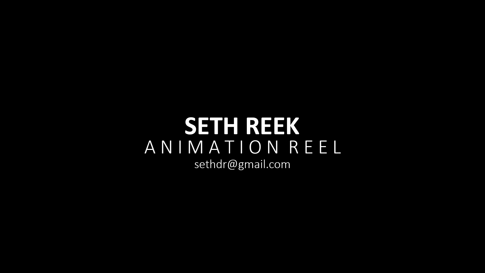 ArtStation - Animation Reel