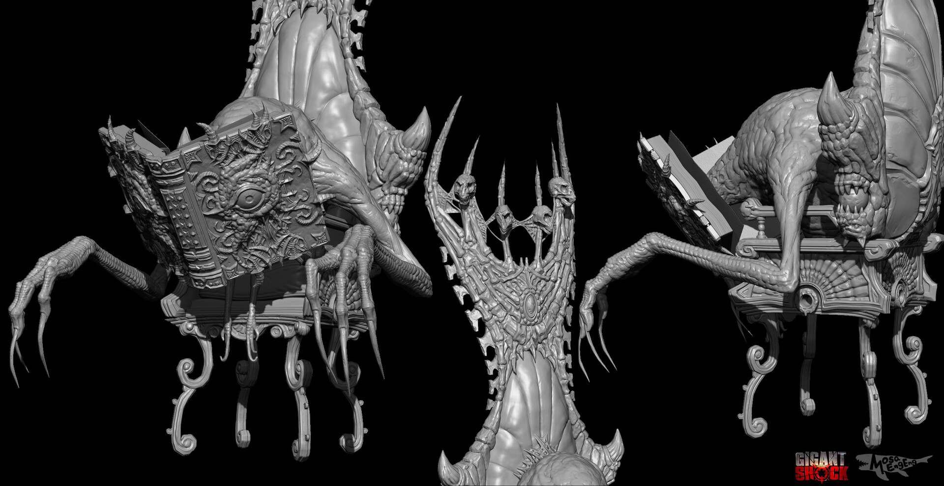 ArtStation - monster 02 _ gigant shock