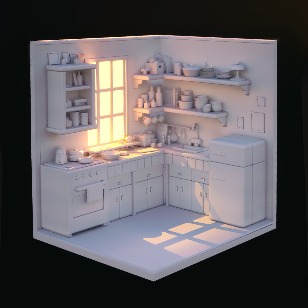 ArtStation - Tiny Kitchen!