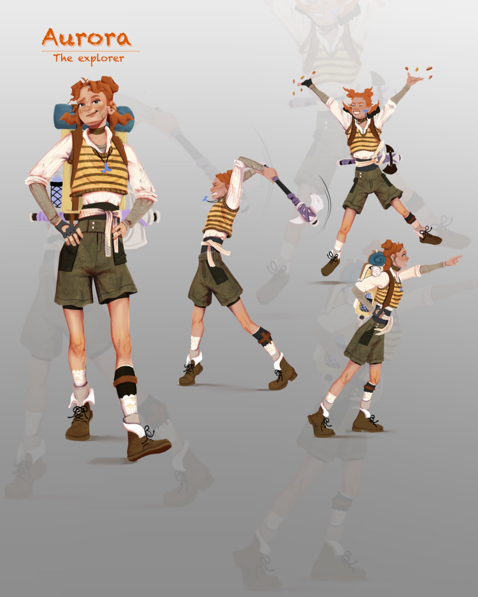 ArtStation - Aurora The Explorer Character Design