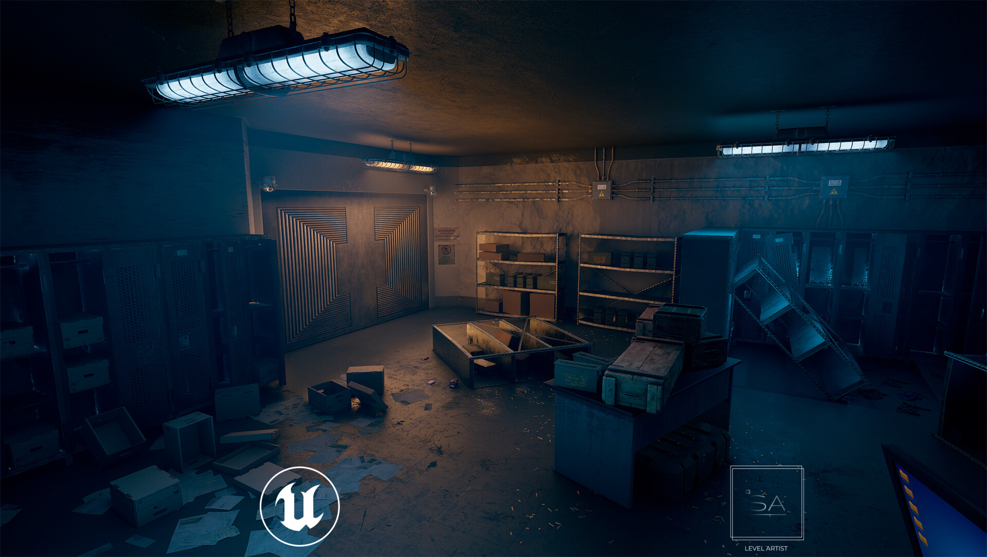 ArtStation - Bunker D-6 \ Security Center