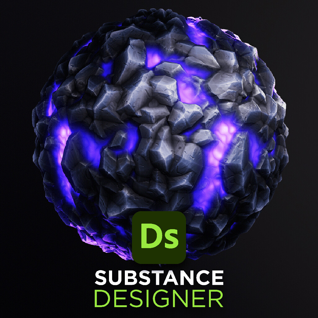 ArtStation - stylized magical floor with glow material