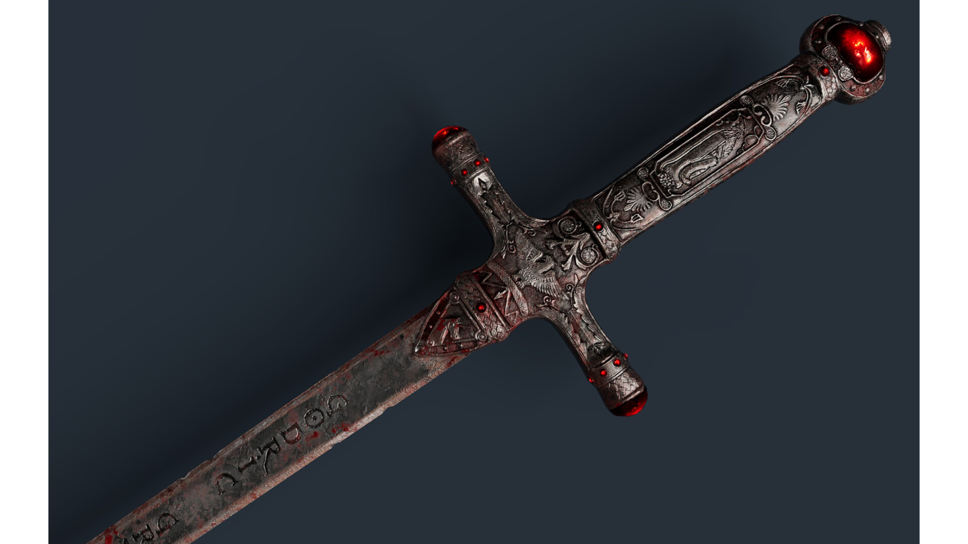 ArtStation - A Crimson Tale : Godric Gryffindor's Sword and the Sorting Hat