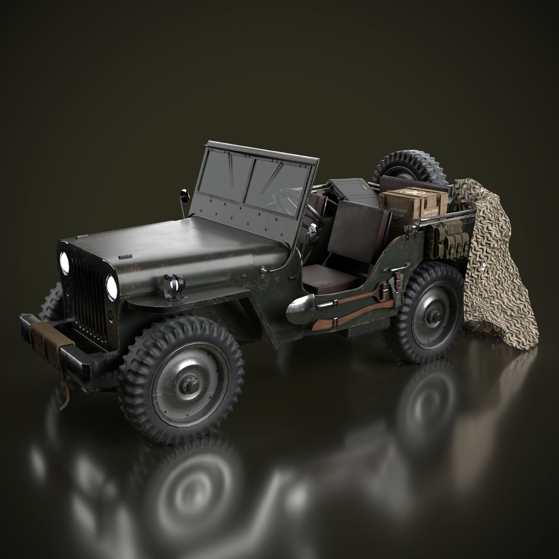 ArtStation - Military Jeep