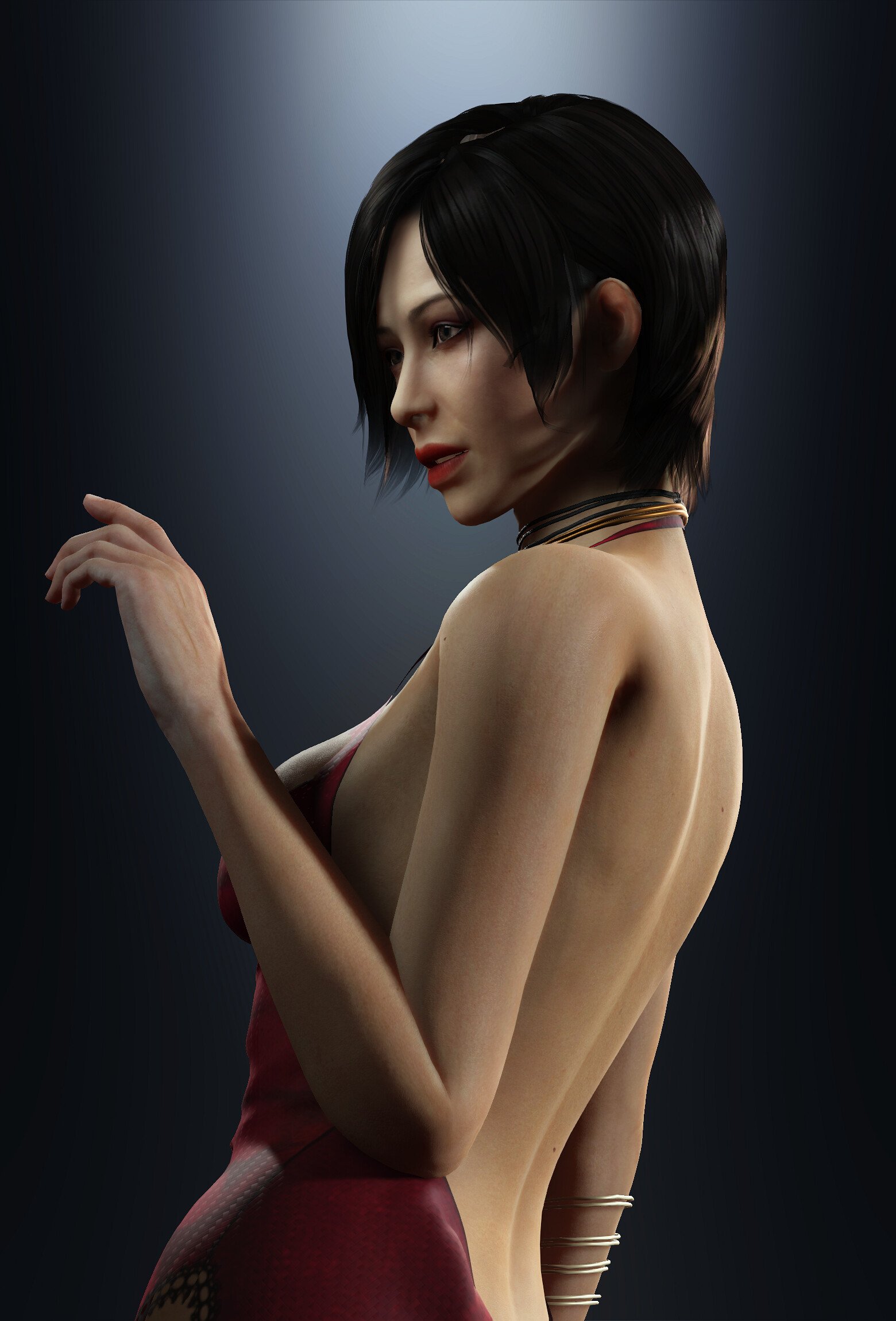 ArtStation - Ada Wong Red Dress