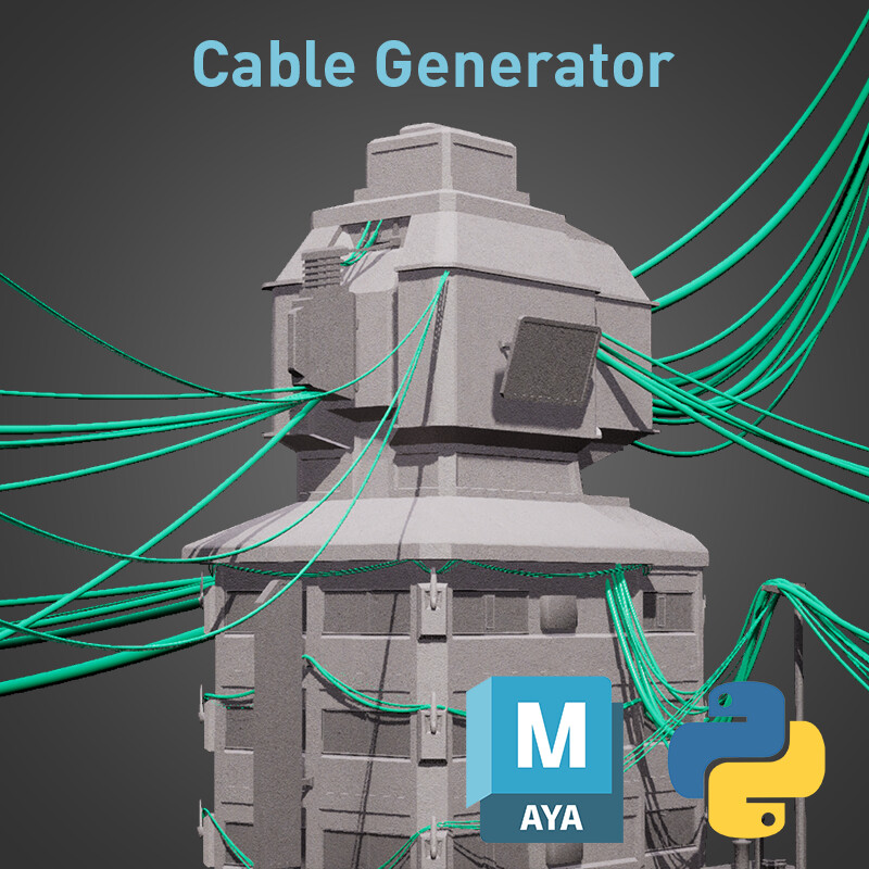 ArtStation - Cable Generator for Maya