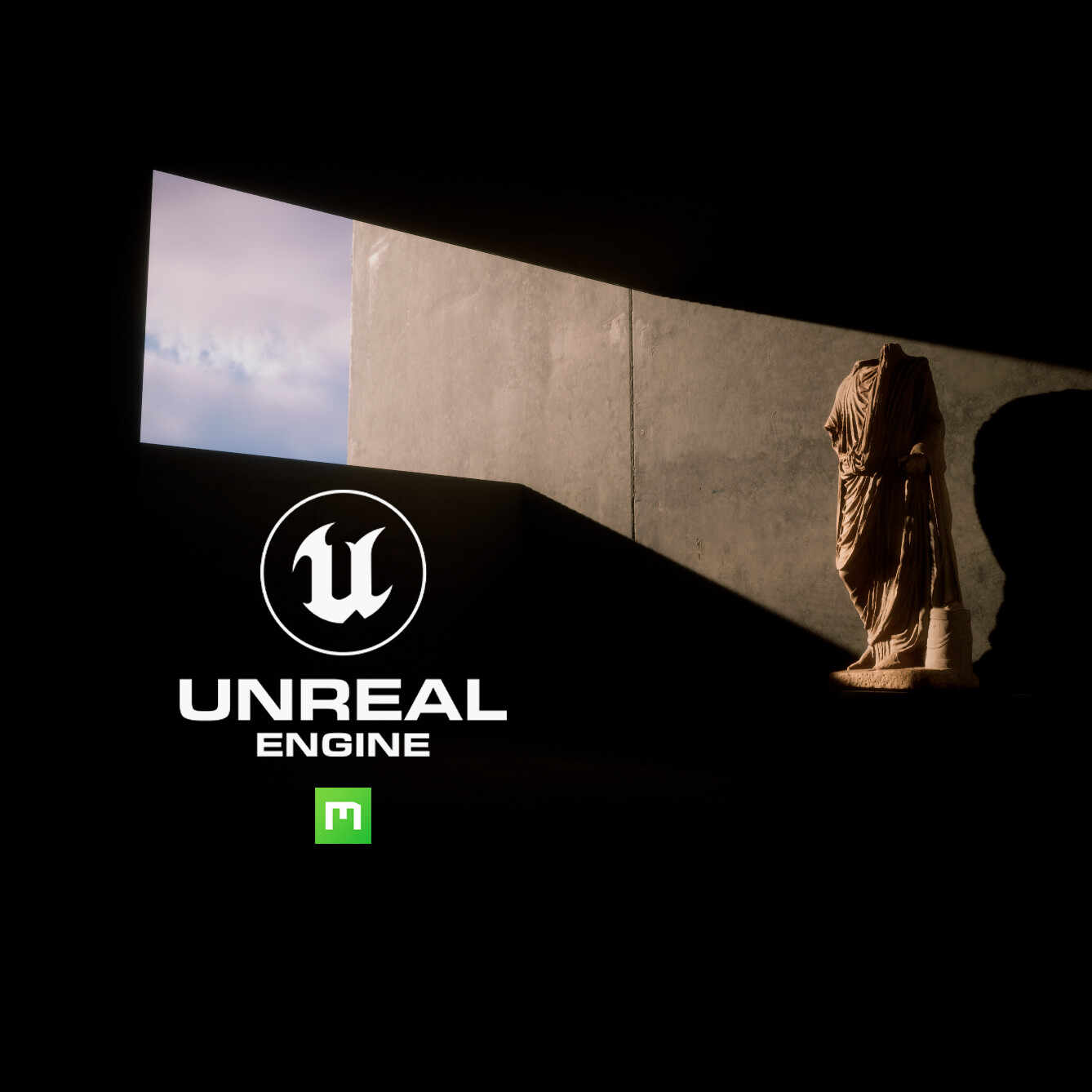 ArtStation - Unreal Engine 5.2 - Brutalist Museum