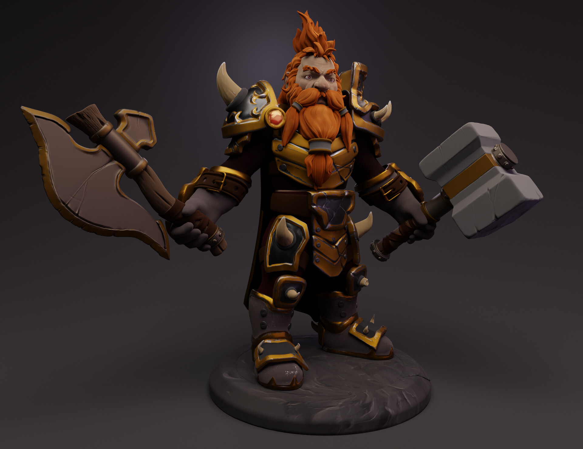 ArtStation - Dwarf Rebel