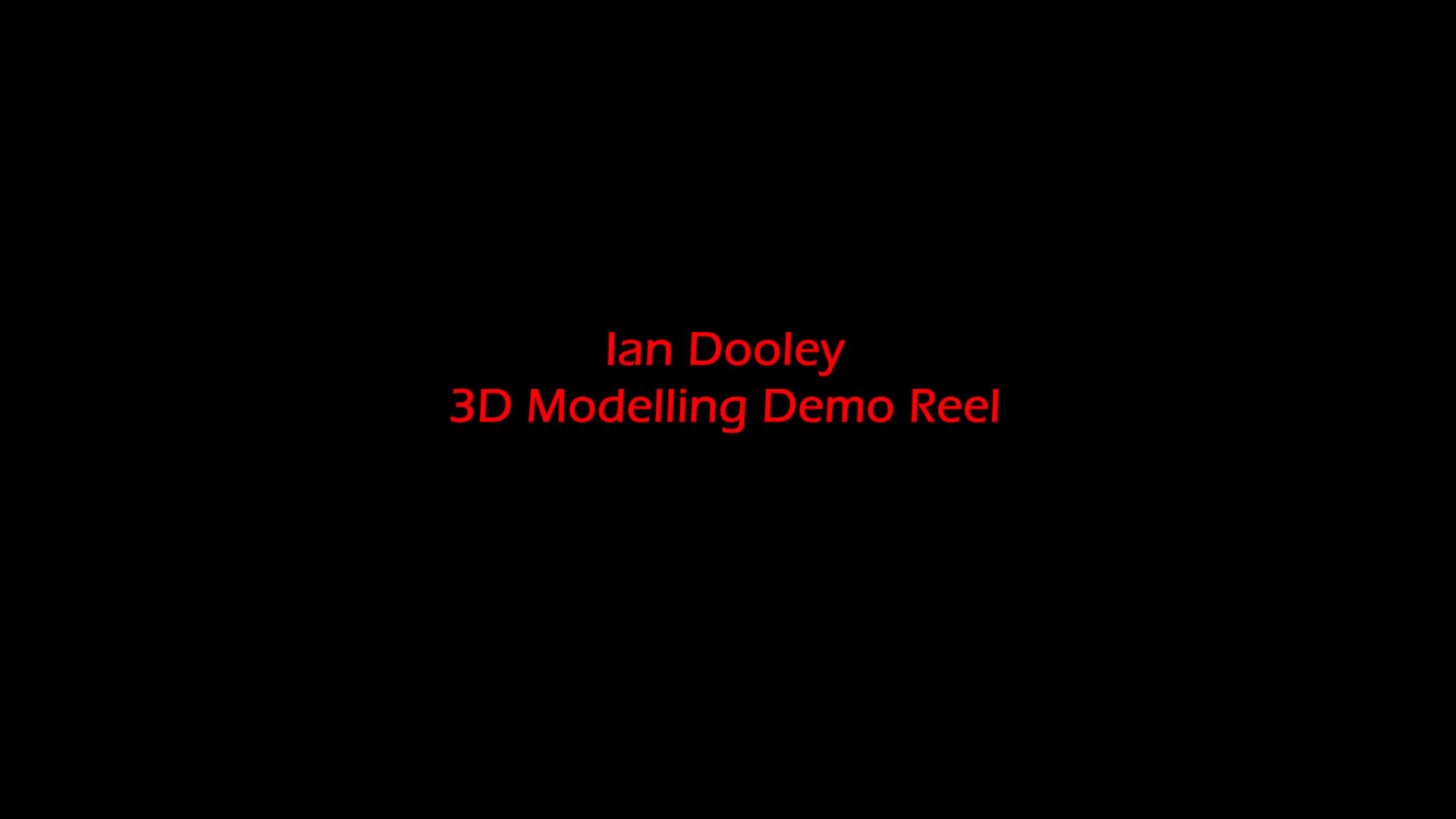 ArtStation - 3D Modelling Demo Reel