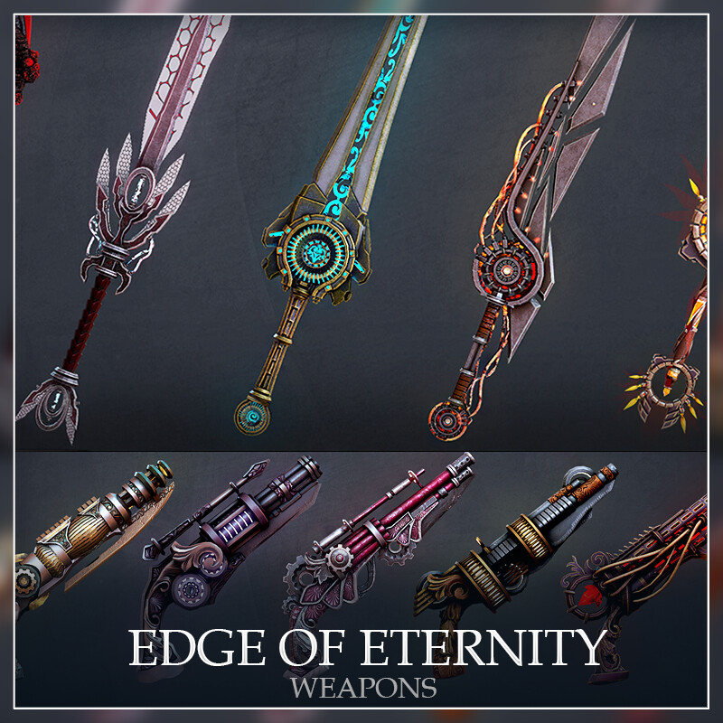ArtStation - Weapons Edge Of Eternity