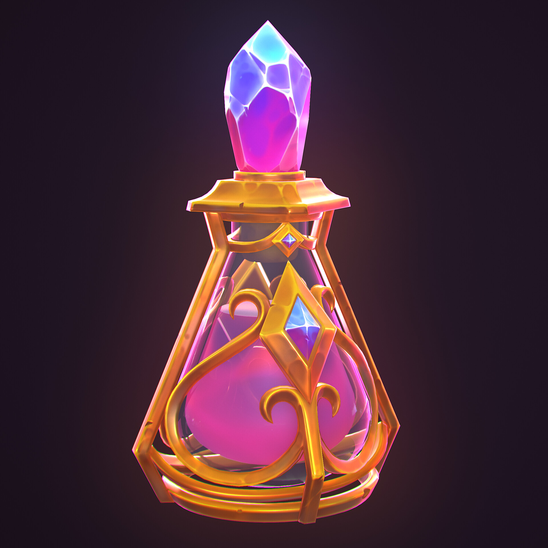 ArtStation - Potion Bottle