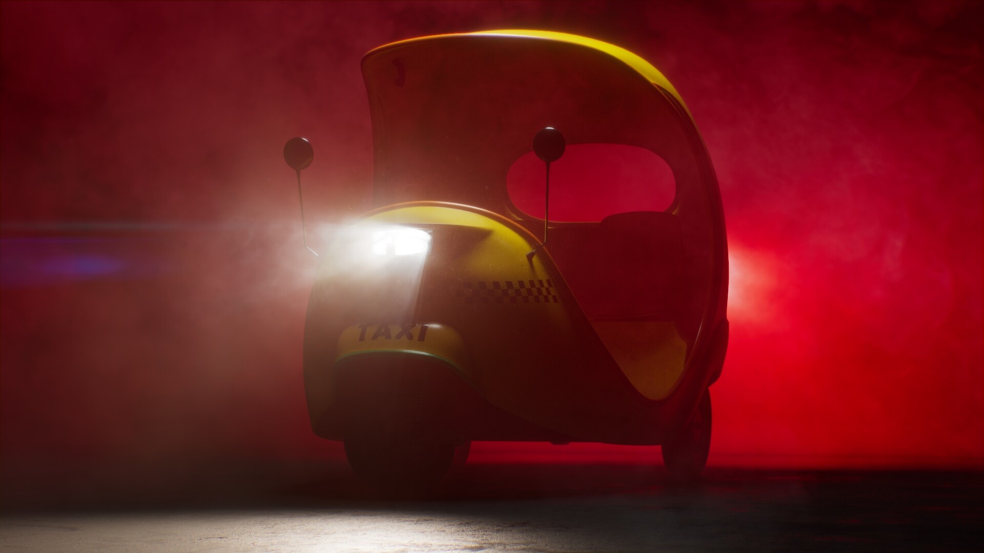 ArtStation - Coco Taxi Cinematic Renderings