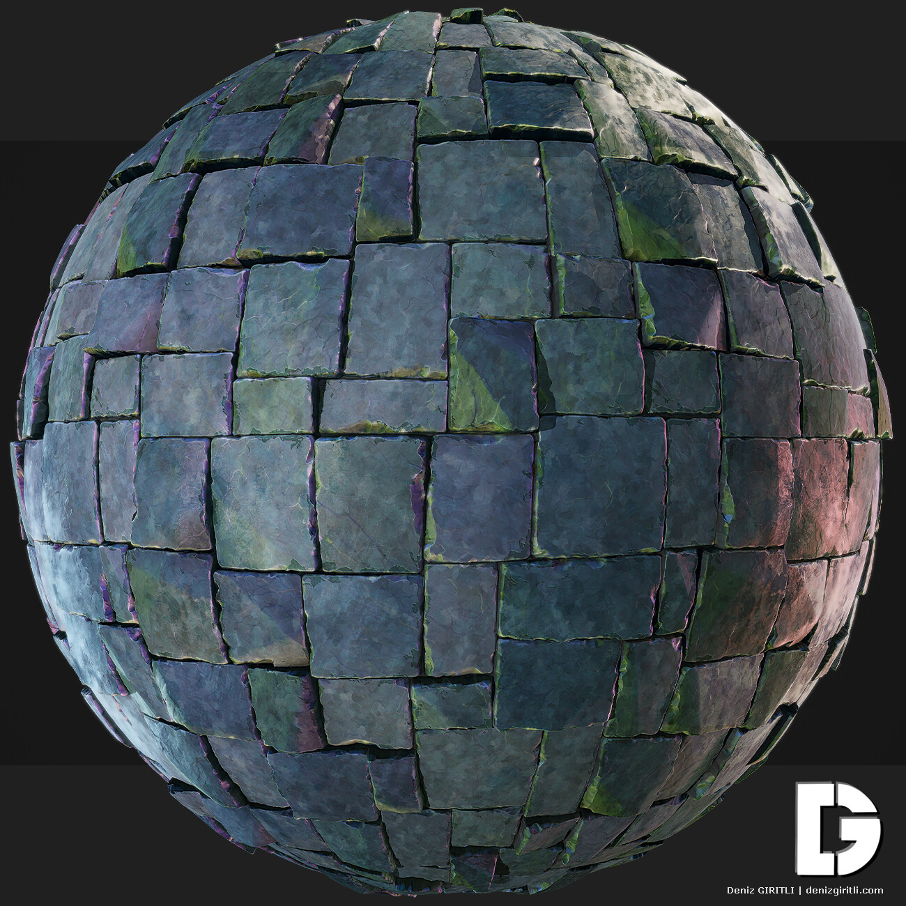 ArtStation - Stylized Tile Material - Substance Designer