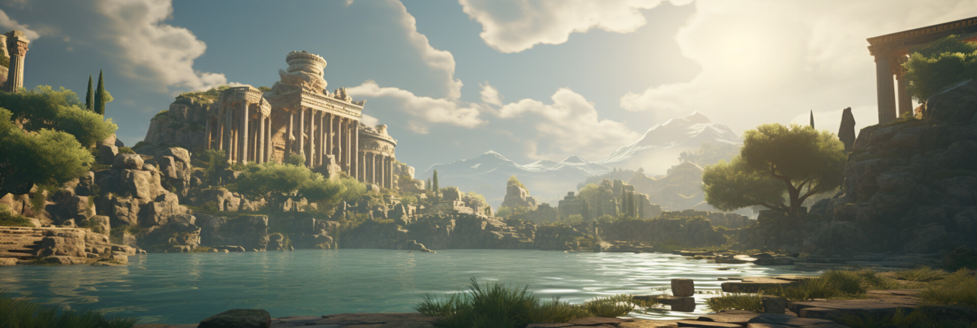 ArtStation - Ancient Greek Landscapes 3:1 4K Reference Pack