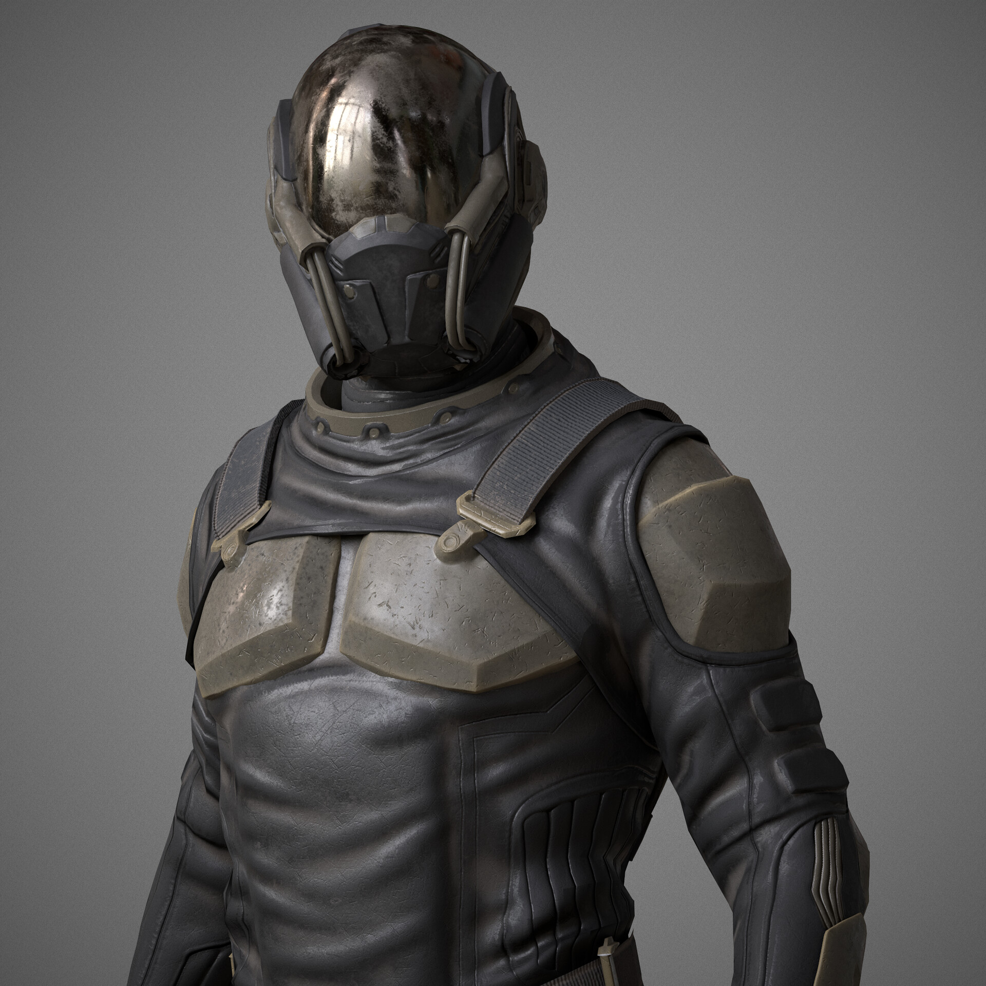 ArtStation - "Desert Soldier" Sci-Fi