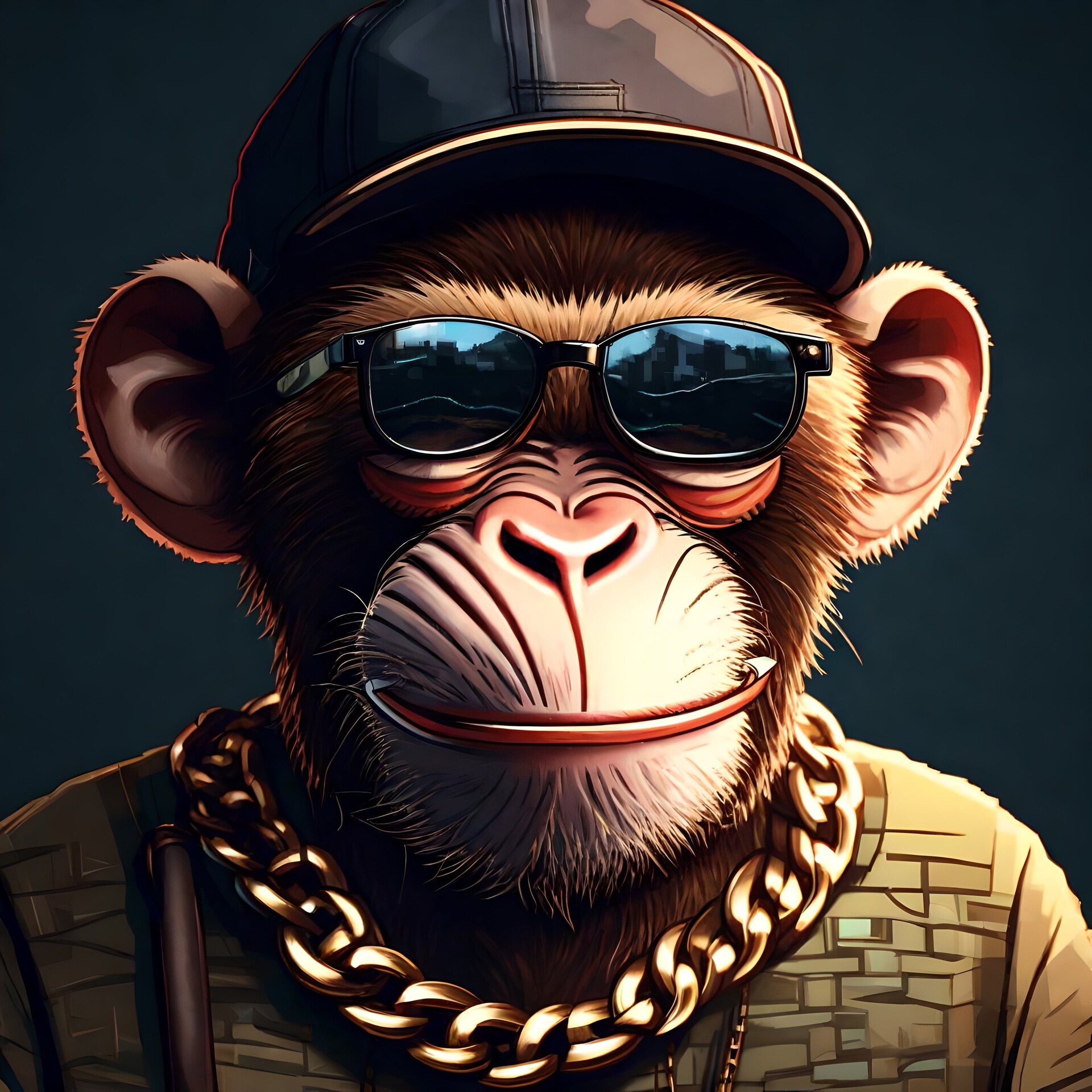 ArtStation - Funky Monkey's Smokin' Style
