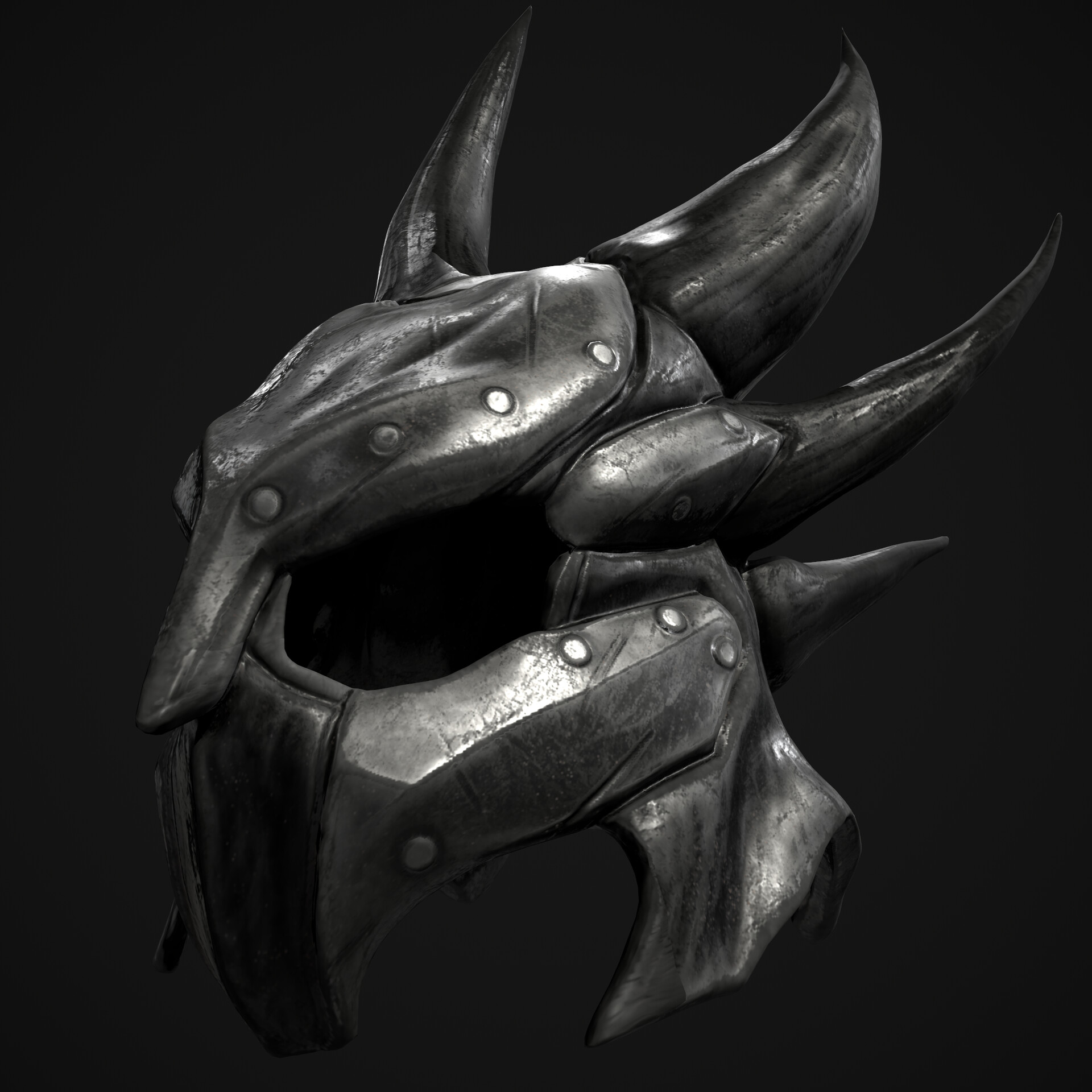 ArtStation - Daedric Helmet