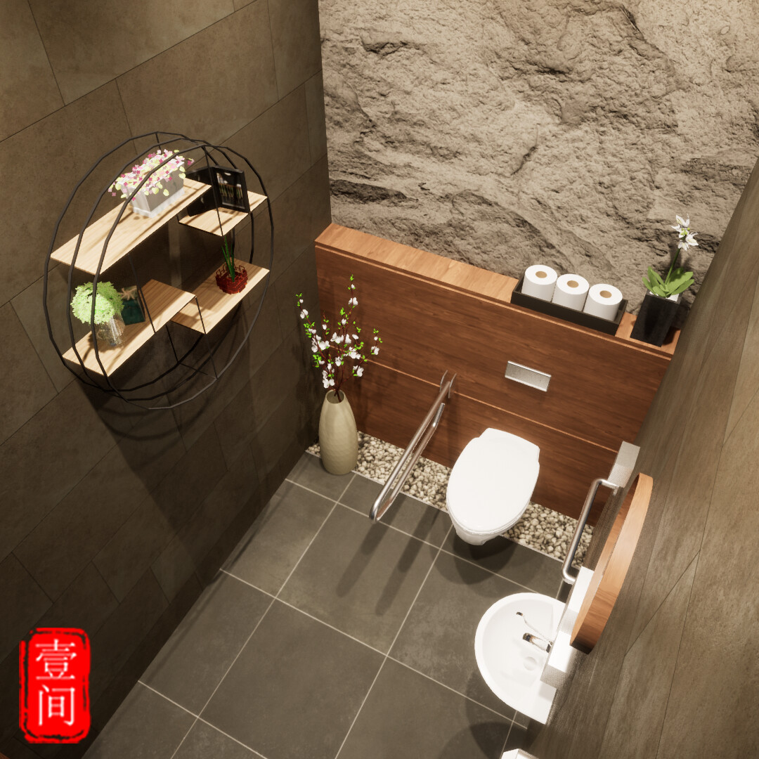 ArtStation - Japanese Restaurant WC