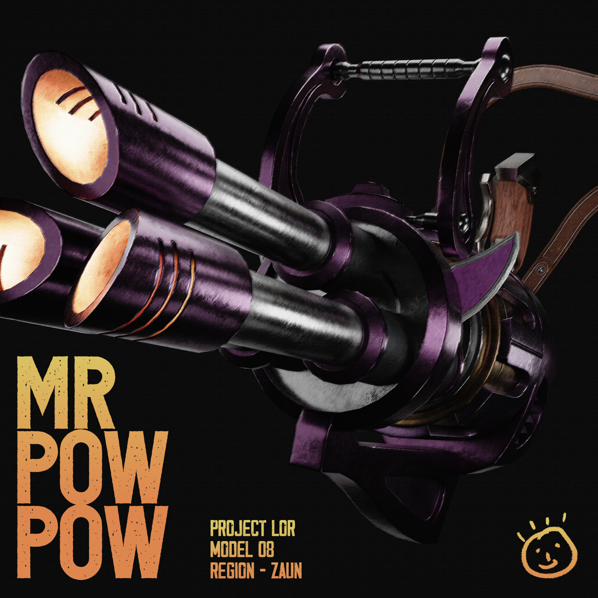 ArtStation - Legends of Runeterra | Jinx's Mr. Pow Pow | Fanart ...