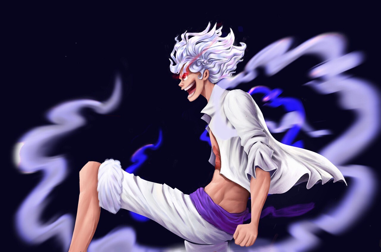 ArtStation - Luffy gear 5