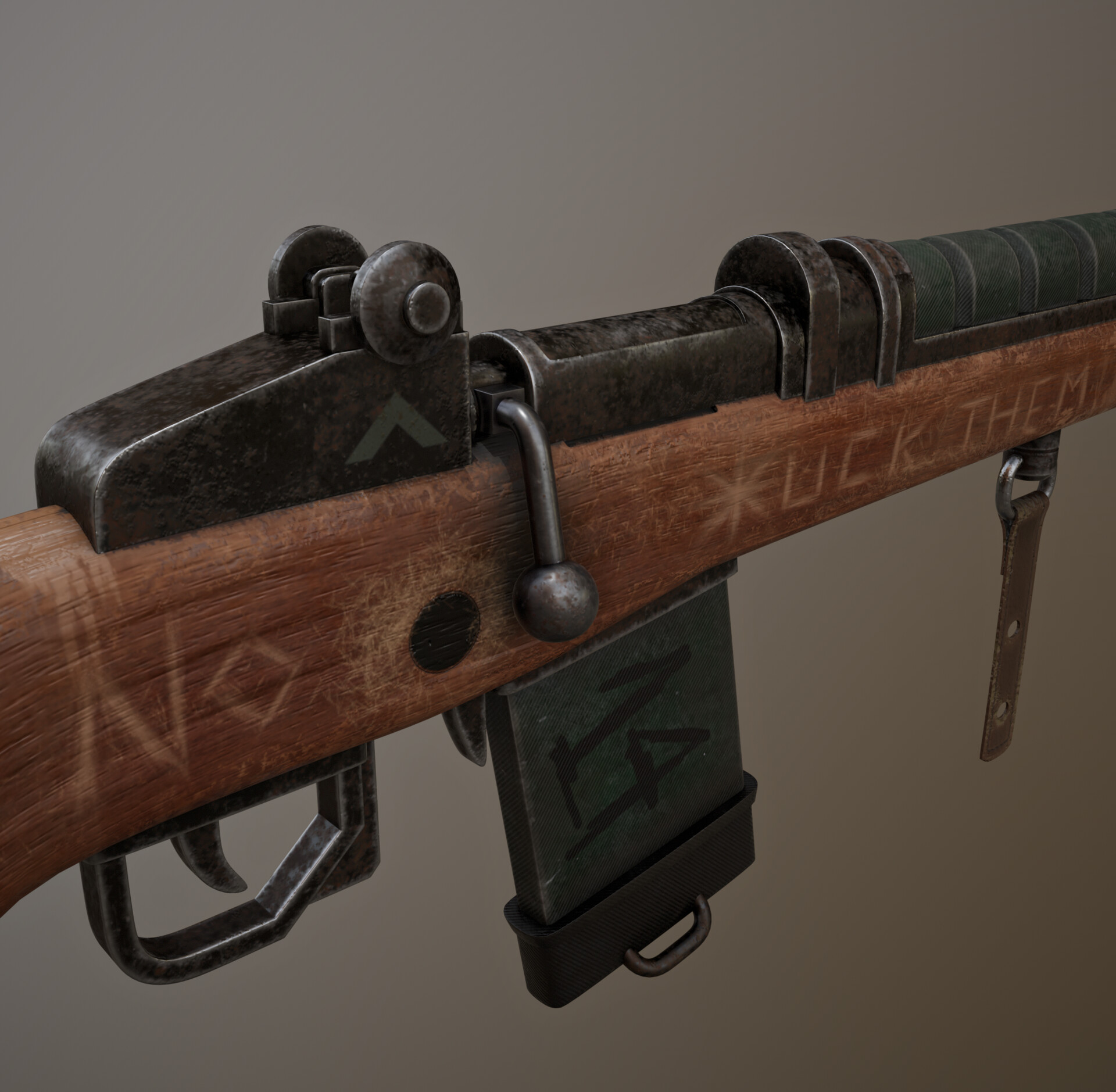 ArtStation - M14 Rifle