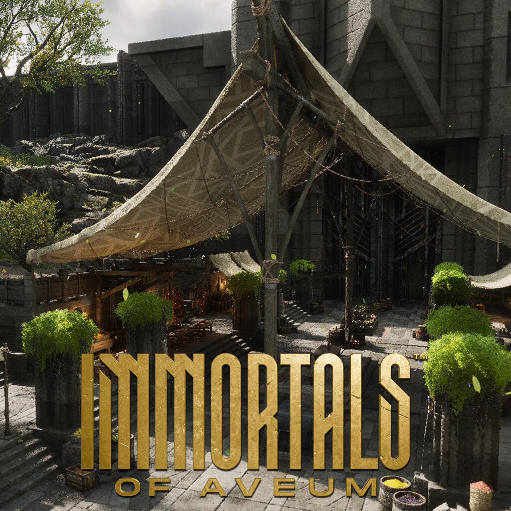 ArtStation - Immortals of Aveum - Lucium - Greyveil Plaza