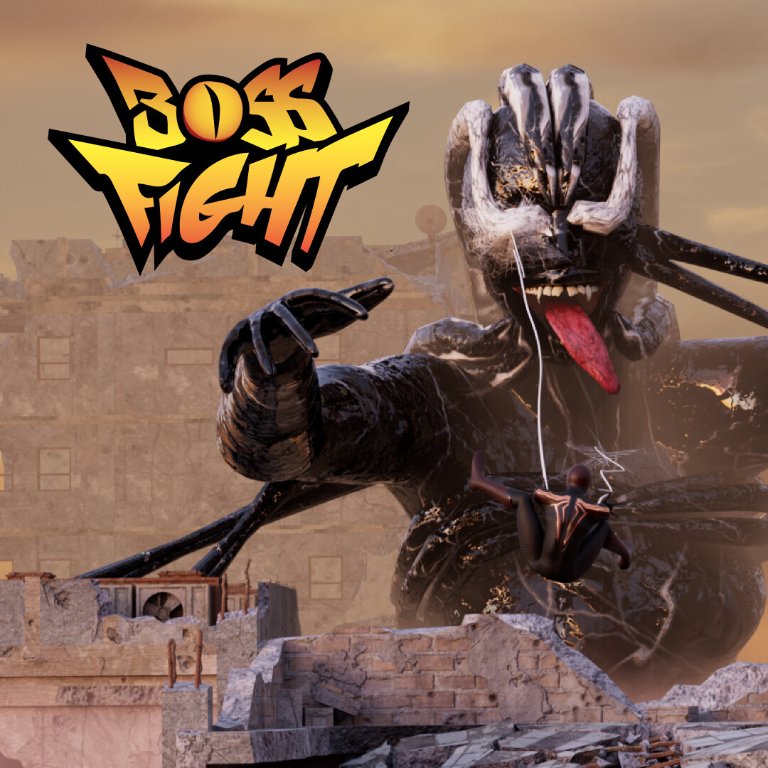 ArtStation - Boss Fight - A Symbiotic Relationship