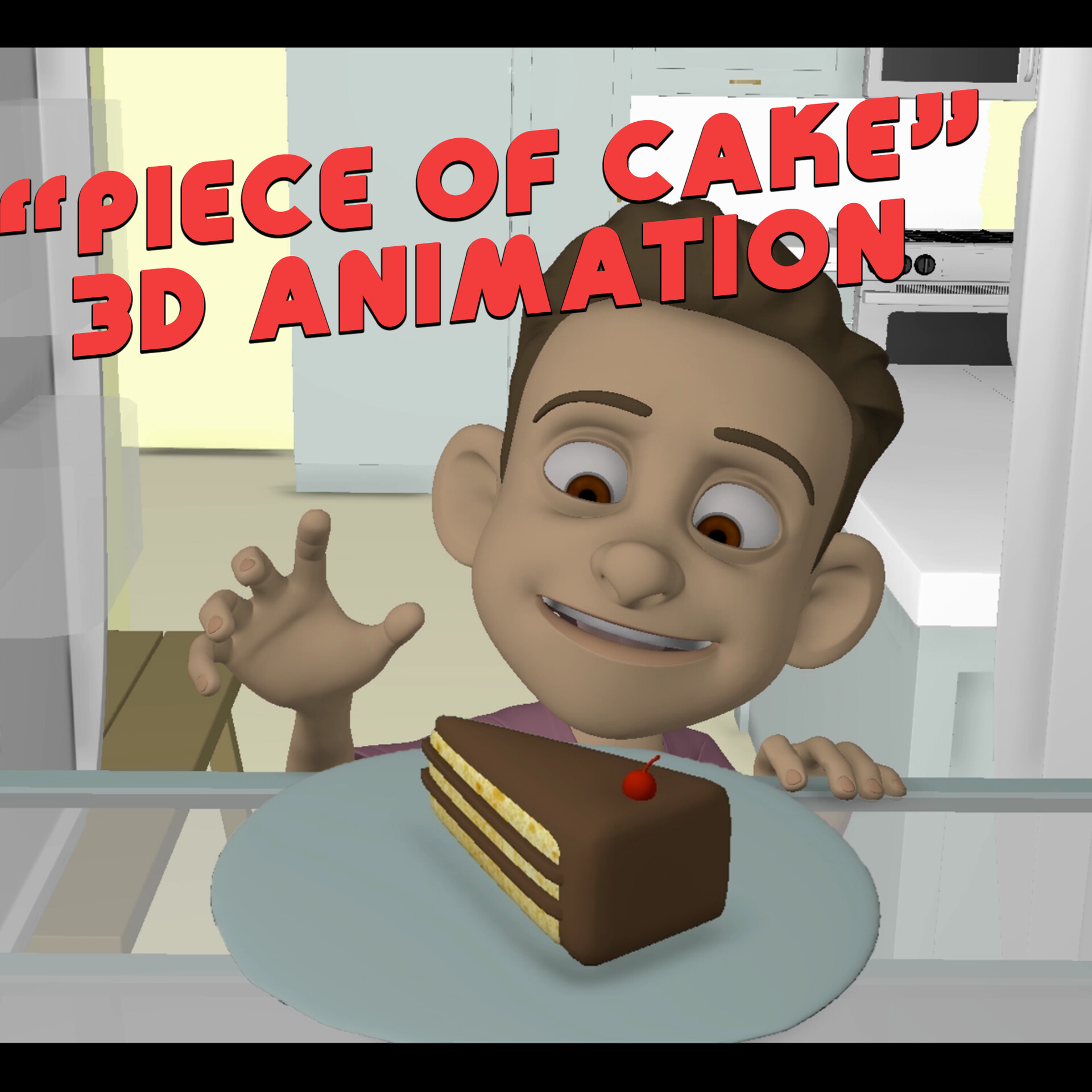 ArtStation - "Piece of cake" 3d animation