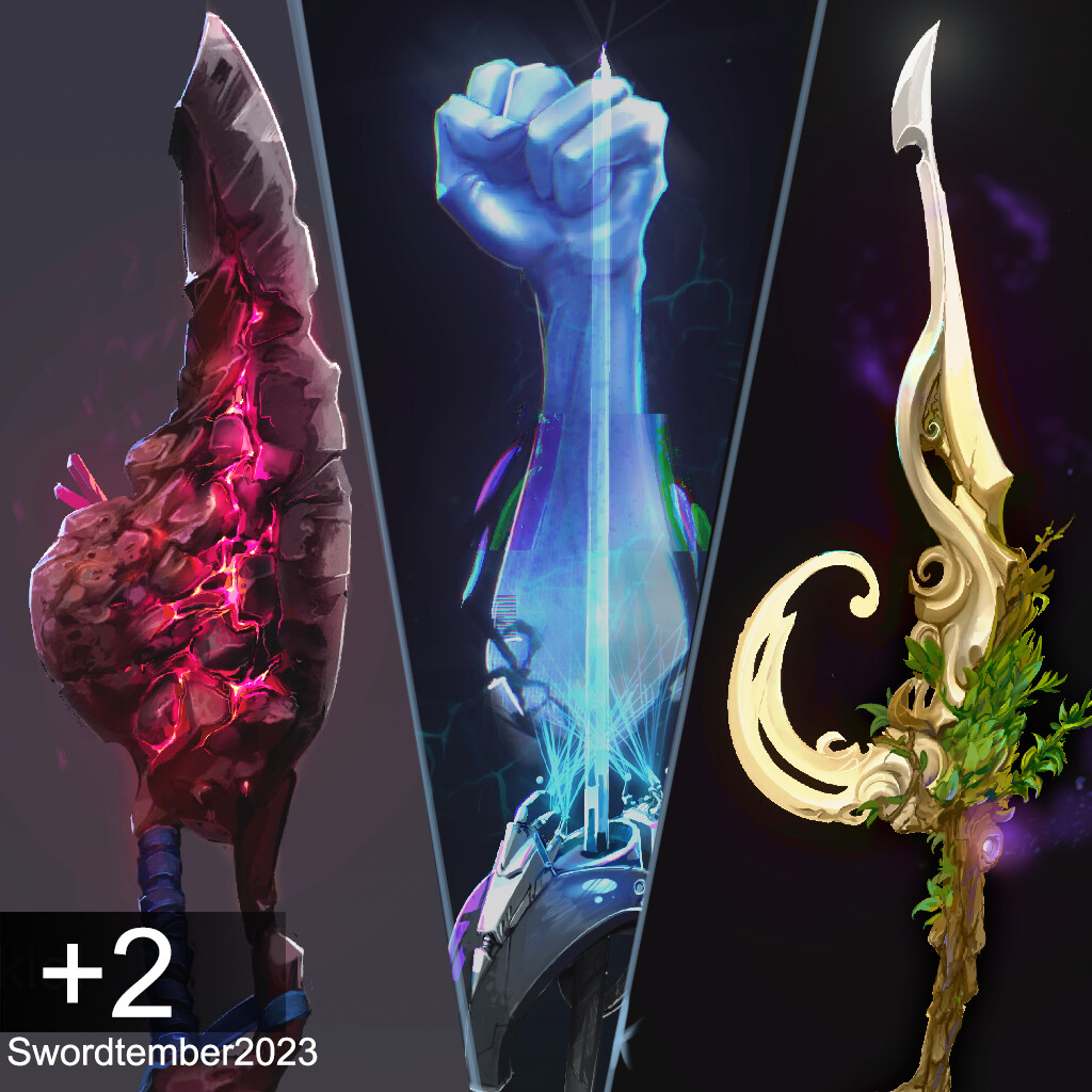 ArtStation - Swordtember2023 - My favourite swords