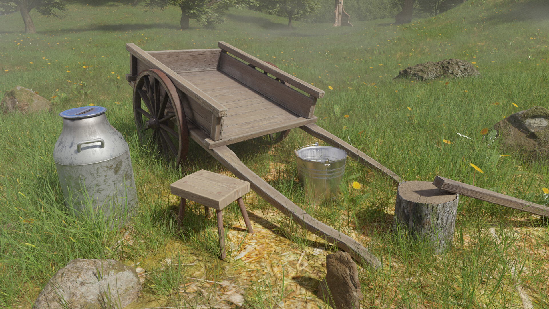 ArtStation - Wagon Asset