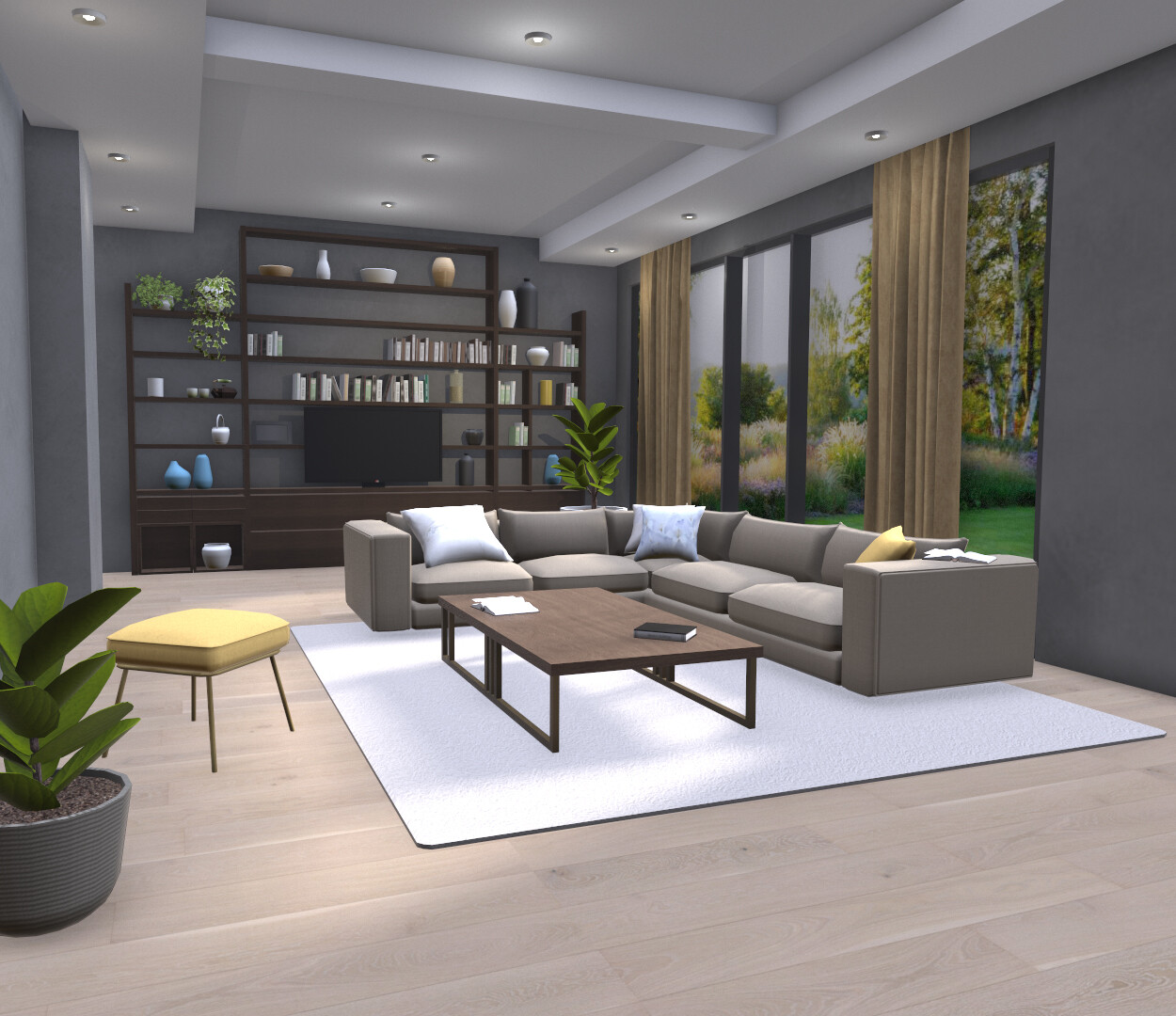 ArtStation - 3d modeling room interior