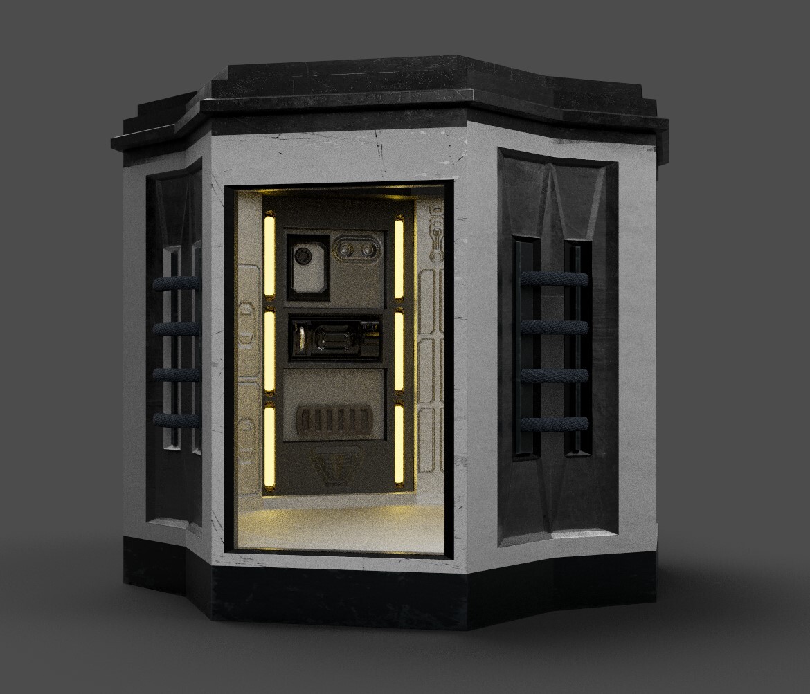 ArtStation - Sci-Fi Elevator