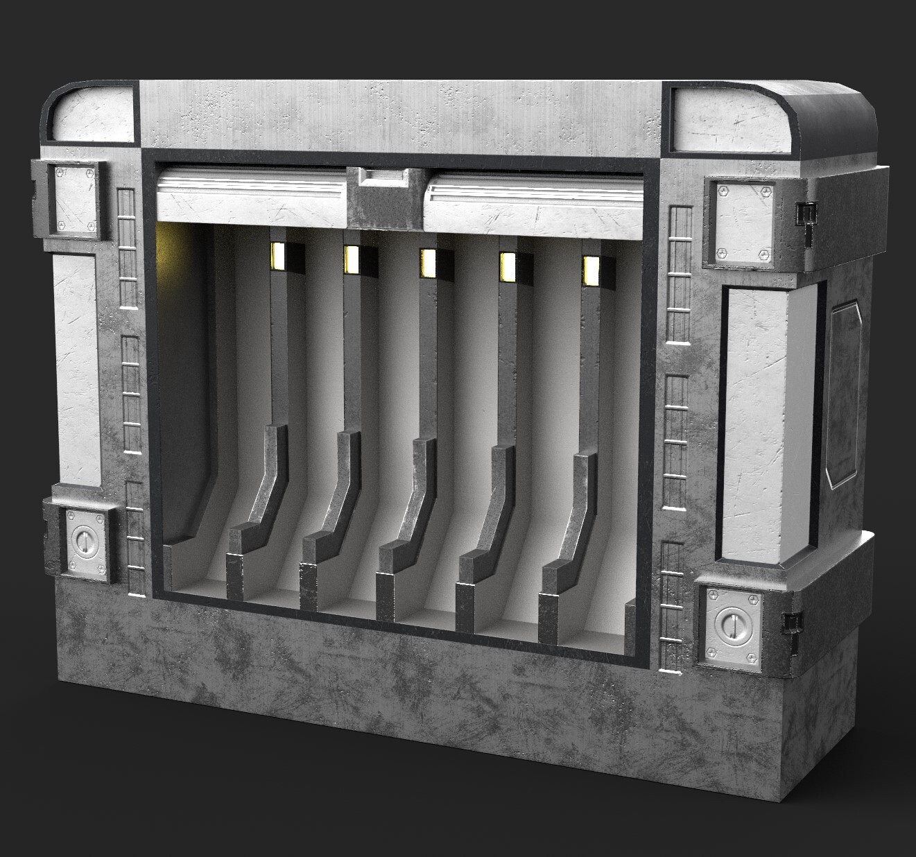 ArtStation - Sci-Fi Weapon Rack