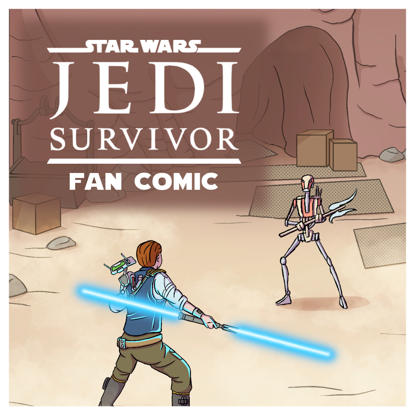 Lilly Mist (Maryna Moroz) - Jedi Skills (Star Wars fan comic)