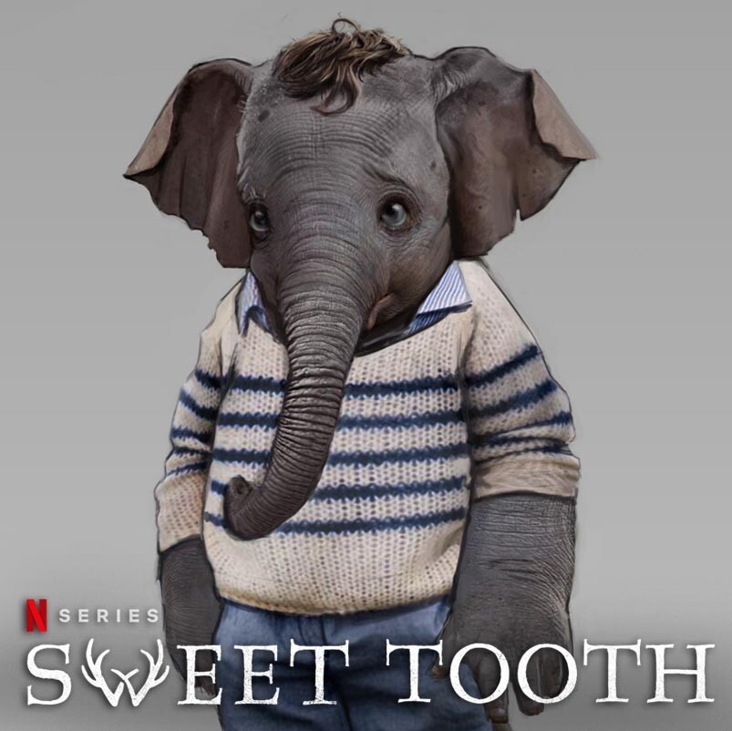 ArtStation - Earl Hybrid Elephant Kid - Sweet Tooth season 2