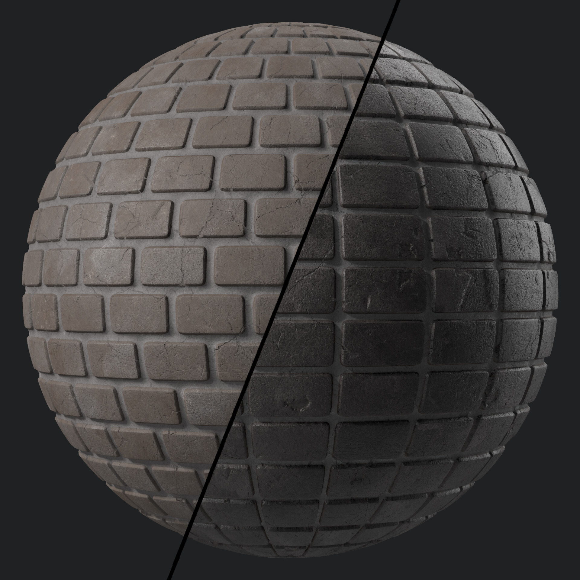ArtStation - Stone Wall Materials 71- Slat Stone Wall | Sbsar Pbr 4k ...