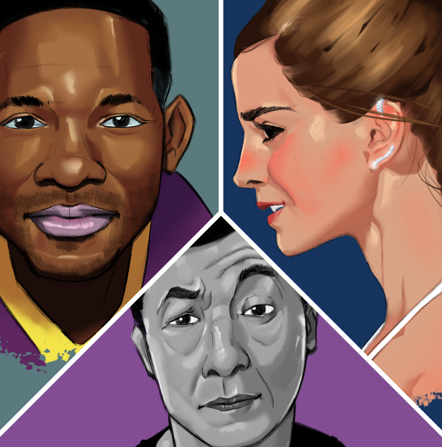 ArtStation - Portrait study (famous)