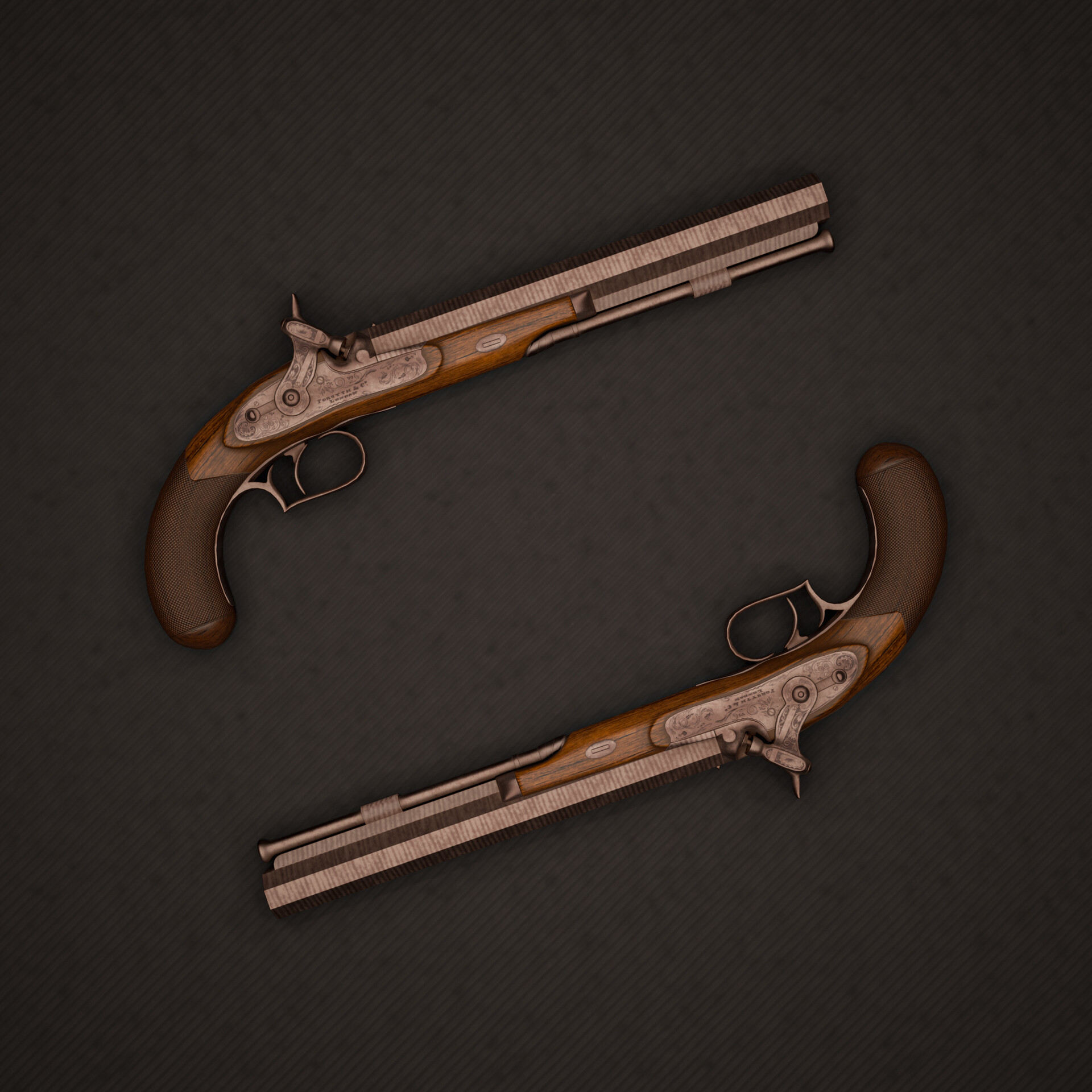 ArtStation - Dueling Pistol