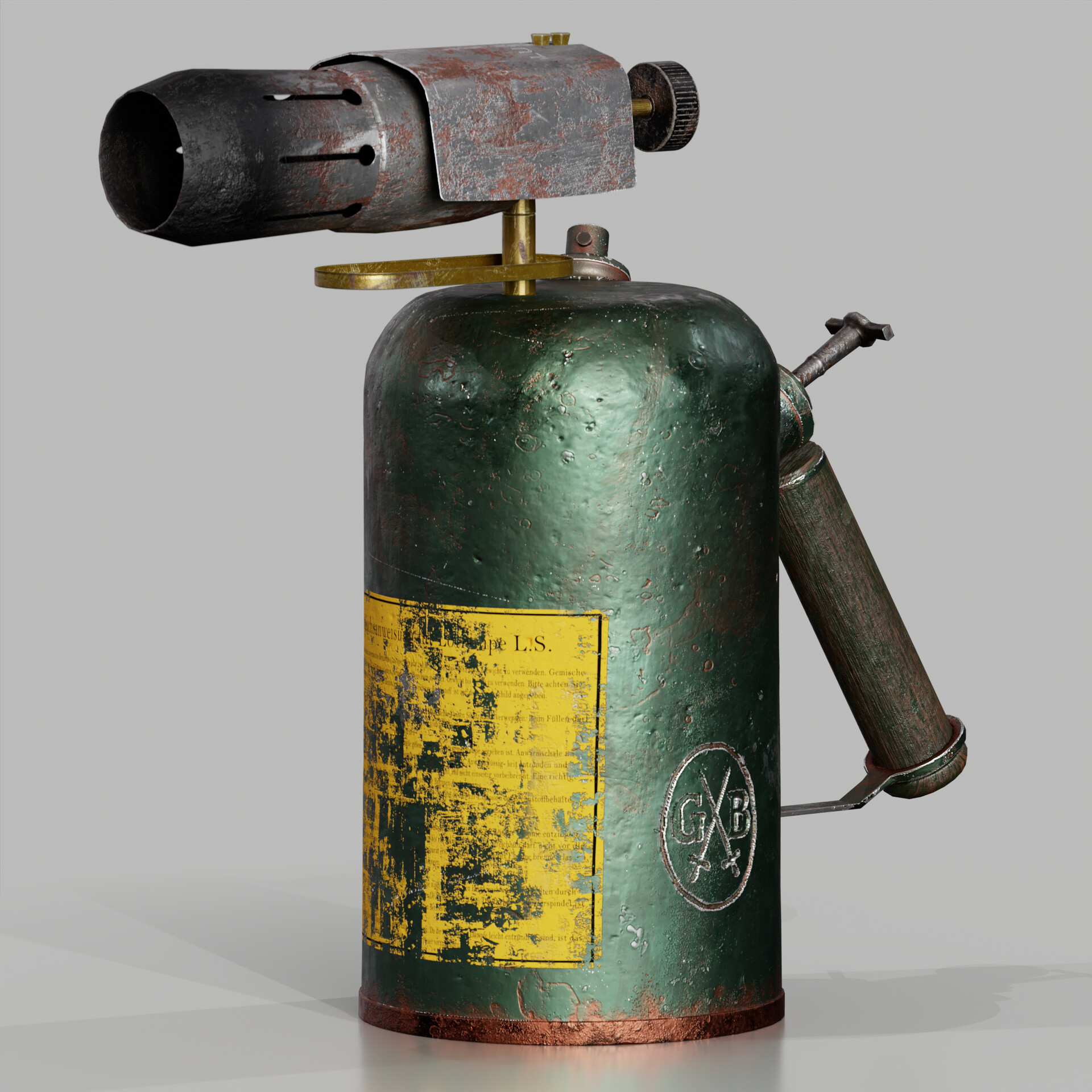 ArtStation - Antique Blowtorch