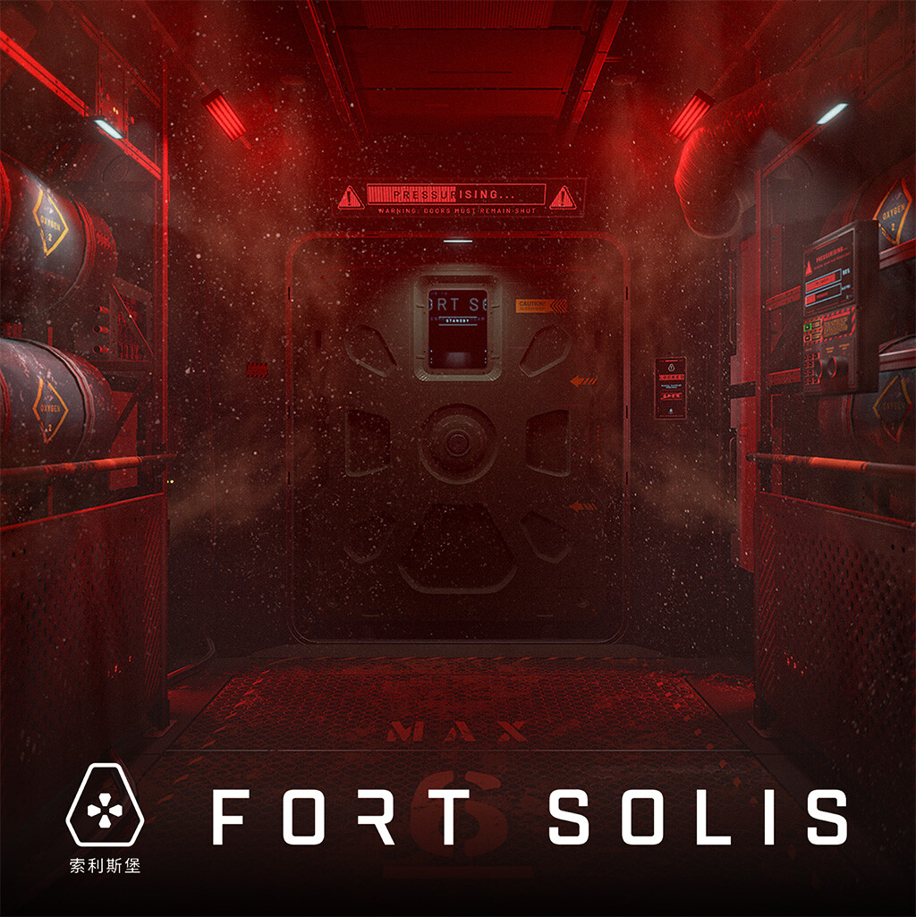 ArtStation - Fort Solis - Facility Interiors (Part 1)