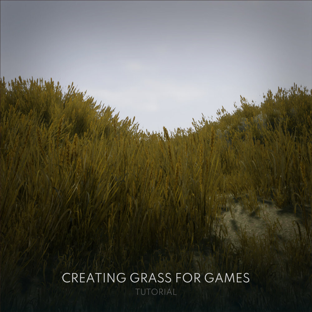 ArtStation - Creating grass for games - Mini tutorial
