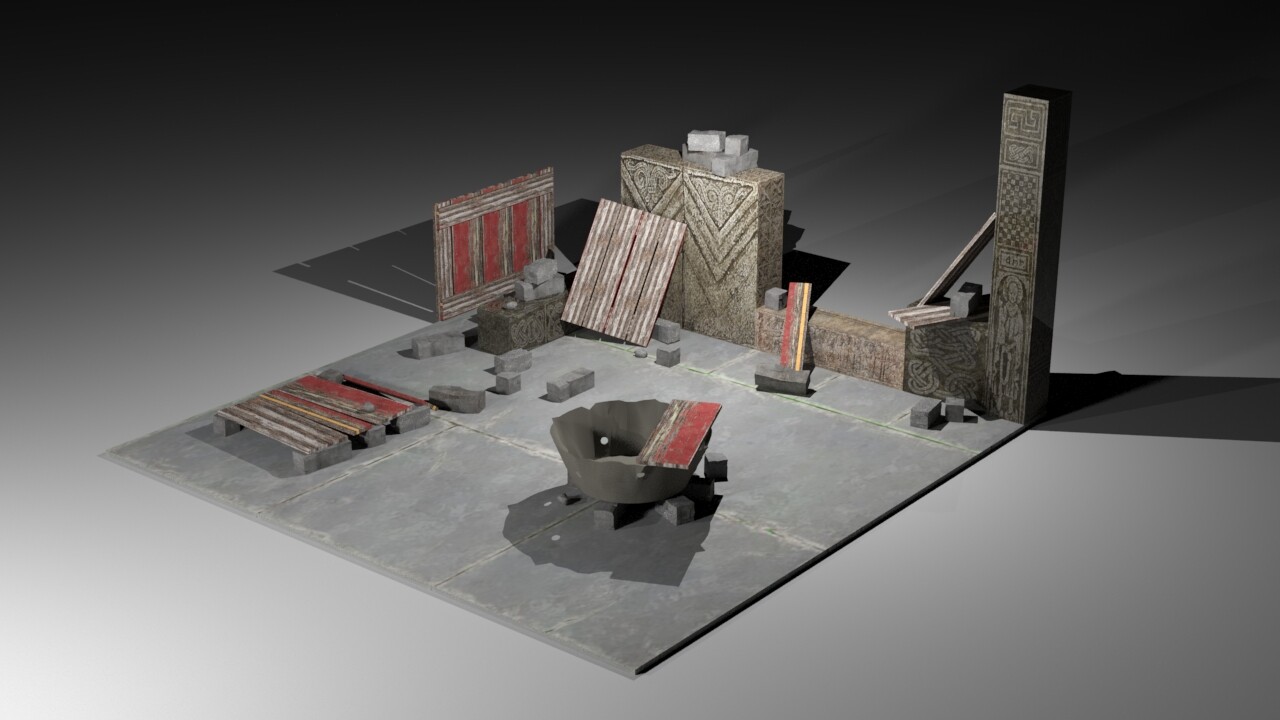 ArtStation - Deserted Scene