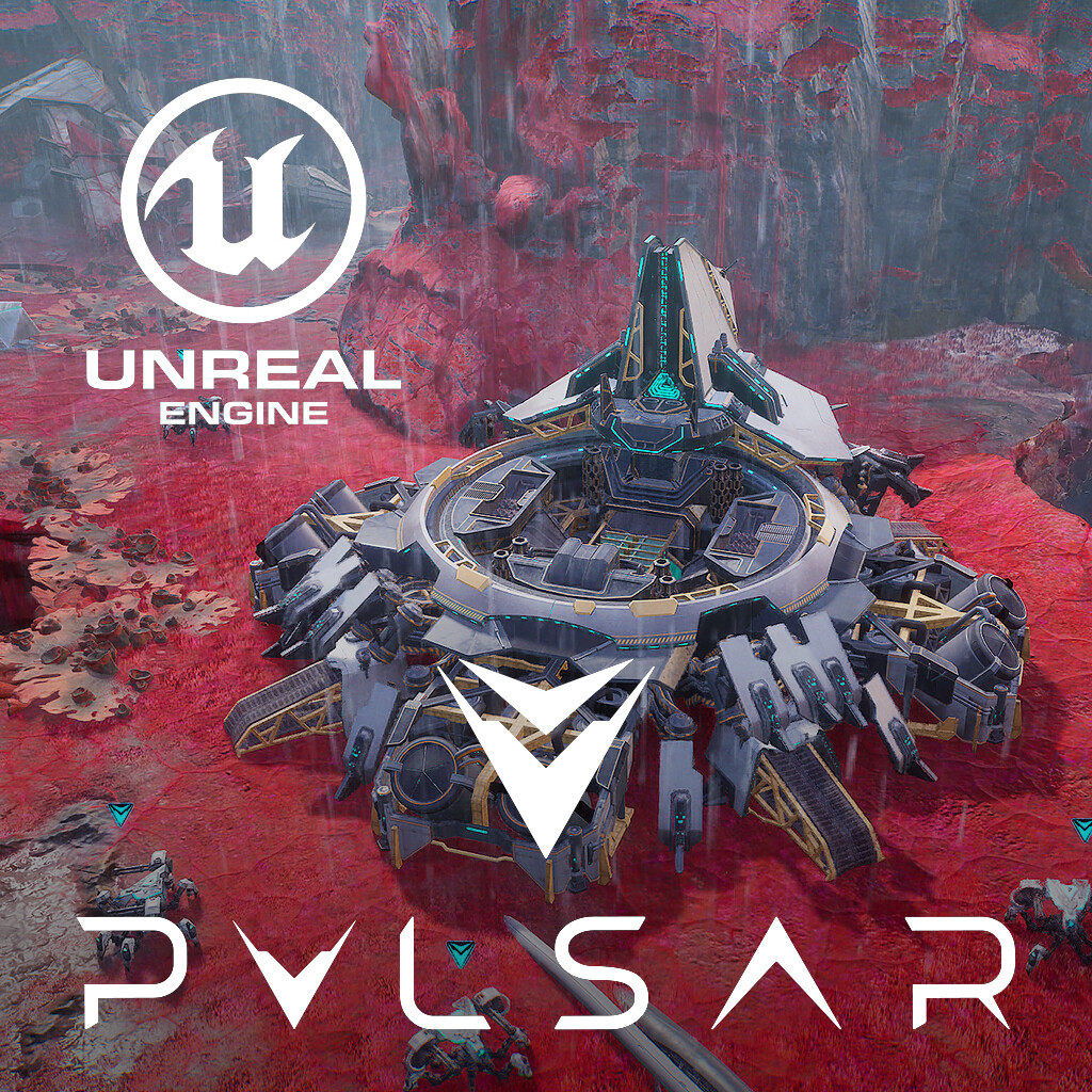 ArtStation - Pulsar RTS Game - UnrealEngine5 - Procedural Map Generator - Basin land