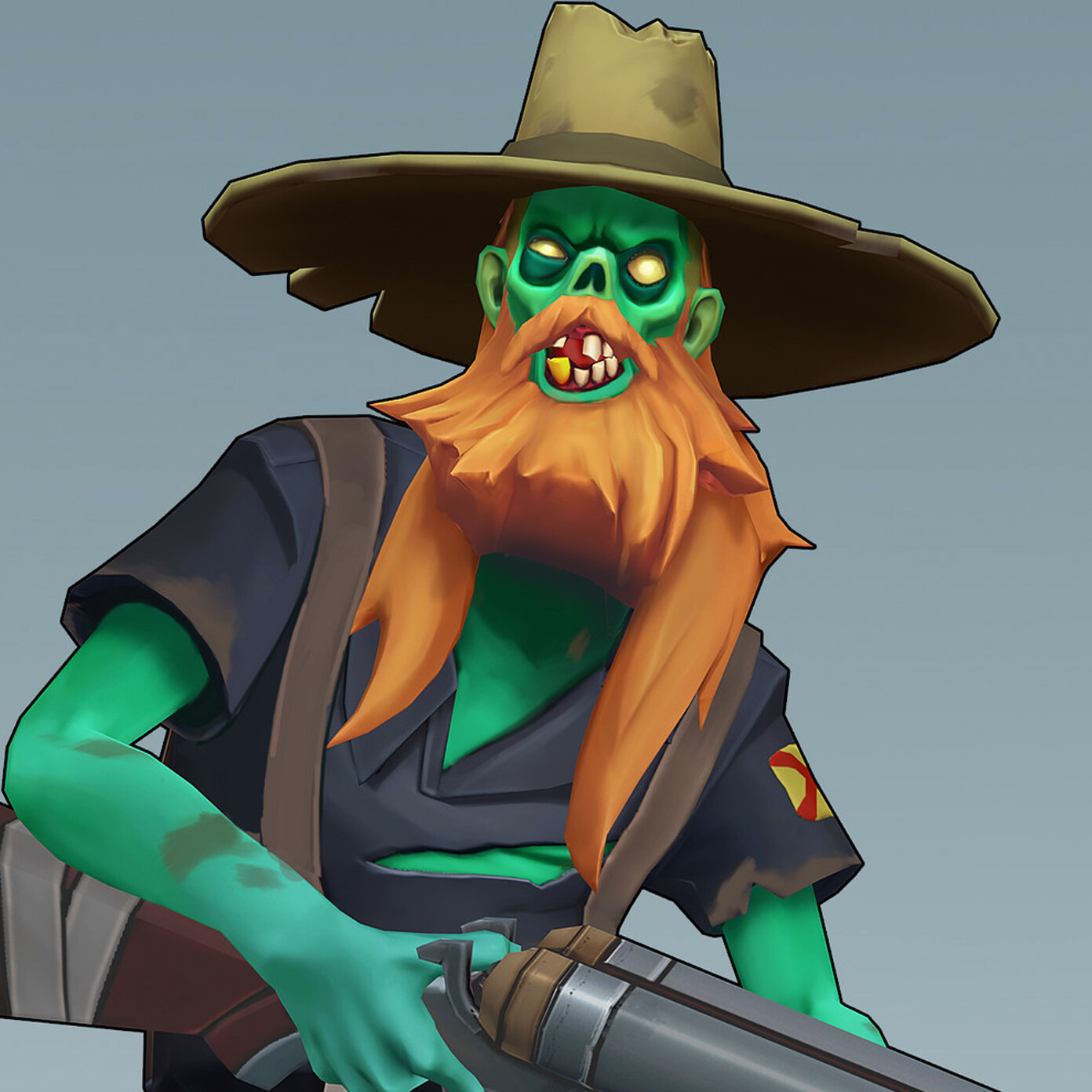 ArtStation - Сountry zombie