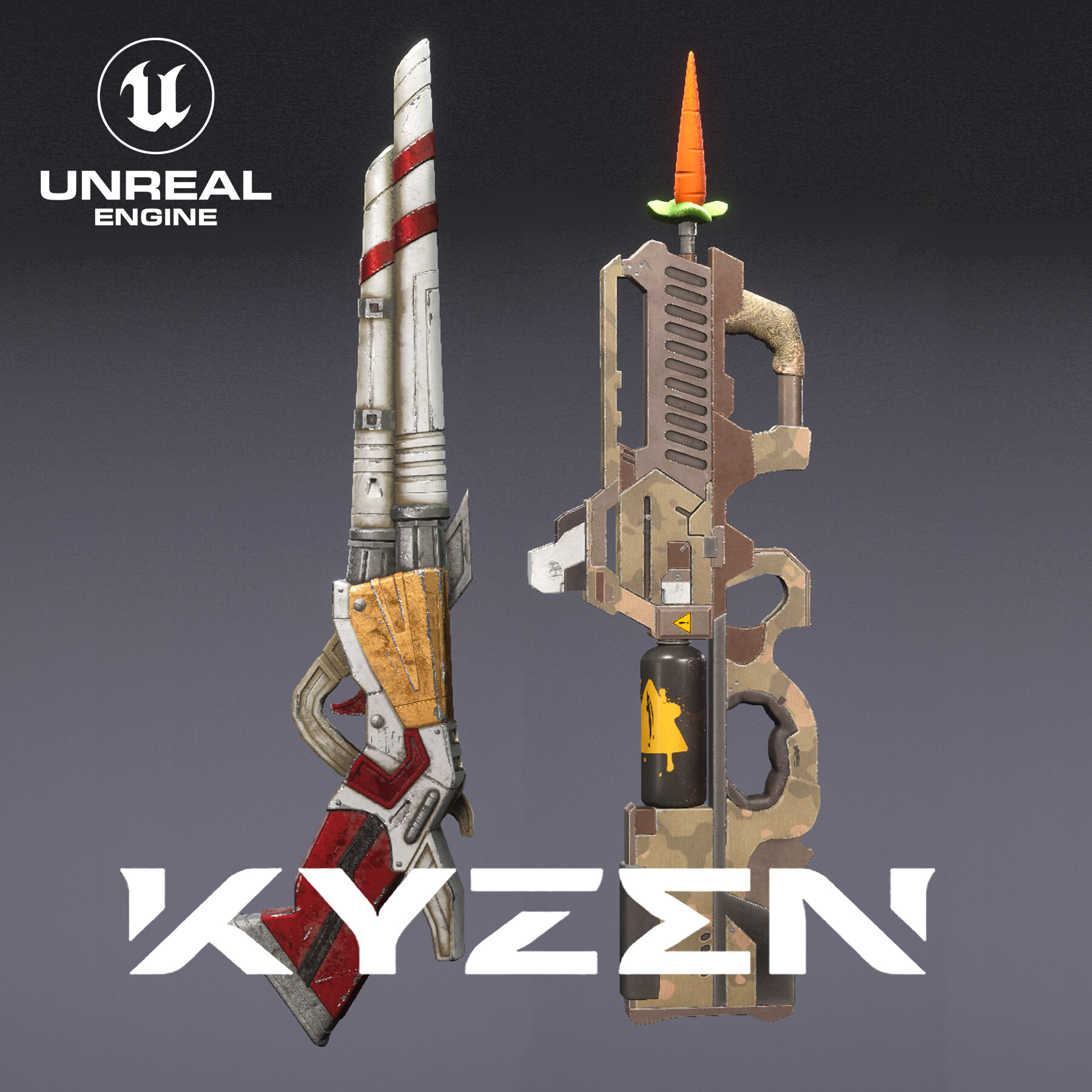 ArtStation - Project Kyzen Weapons