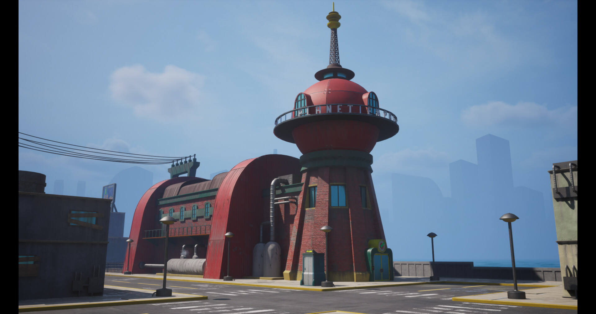 ArtStation - Planet Express Headquarters