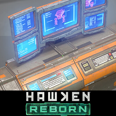 ArtStation - Hawken: Reborn - Prop - Computer Consoles