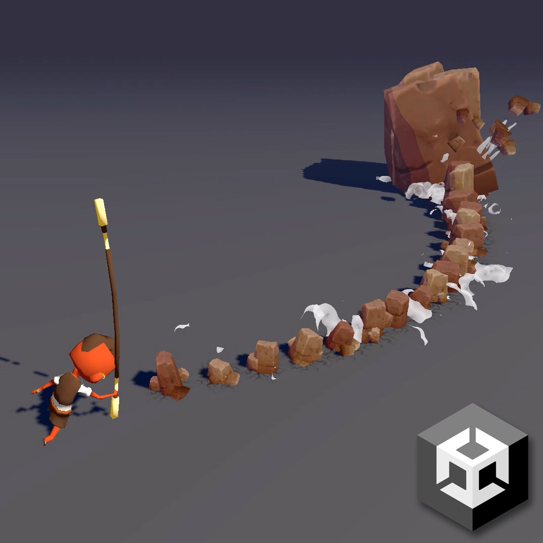 ArtStation - Earth-Bend Effect (Unity)